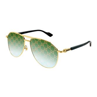 Gucci Gold Gr&uuml;ne Sonnenbrille Gg1220S Stil - - Accessories - Herren - Gelb - 59 MM
