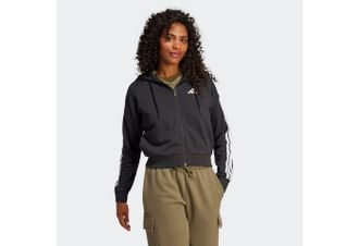 adidas Kapuzensweatshirt ESSENTIALS 3-STREIFEN FRENCH TERRY