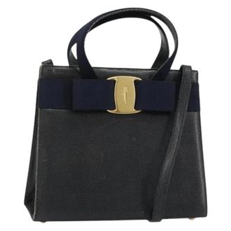 Ferragamo Pre-owned Hand Bag - - Pre-owned - Damen - Blau - ONE SIZE