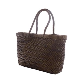 Dragon Diffusion Femme, Sacs, Vert, Taille: ONE Size Woven Leather Tote