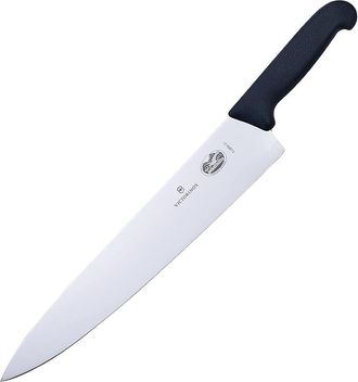 Victorinox by Swiss Army Fibrox, coltello per sfilettare da 25 cm, lama dritta, lavabile in lavastoviglie, nero