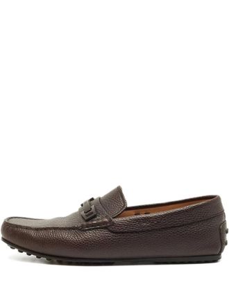 Tod's mocassins en cuir - Marron