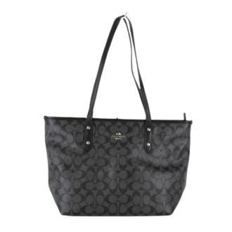 Coach Pre-owned Leder Schulter Tote Bag - - Pre-owned - Damen - Schwarzk - ONE SIZE