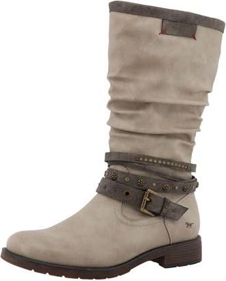 Mustang Jeans Bottes Femme 15M0052003, Pointure:38 EU, La Couleur:Blanc