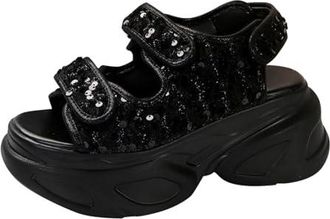 Generic Commerce ext&eacute;rieur grande taille talons hauts pantoufles cool printemps et &eacute;t&eacute; nouveaux styles &eacute;pais sur pantoufles pour femmes sandales anneau dortei