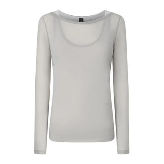 Pinko Jersey Garza Sweater T-Shirt - - Tops - Damen - Grau - XS