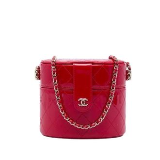 Chanel Pre-owned Gesteppte Lack Mini Umh&auml;ngetasche - - Pre-owned - Damen - Rot - ONE SIZE
