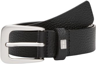 Tommy Jeans Damen G&uuml;rtel Heritage 3,0 cm Lederg&uuml;rtel, Schwarz (Black), 90 cm