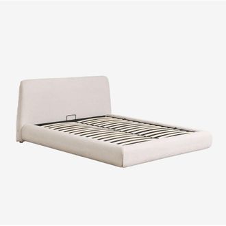 Sklum Bett mit klappbarem Canap&eacute; aus Norena-Stoff 160 x 200 cm