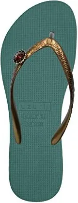 UZURII | Original Switch - Bosgroen | Tongs pour femme | Sandales confortables et &eacute;l&eacute;gantes faites &agrave; la main | Pour int&eacute;rieur et ext&eacute;rieur 41/42