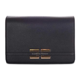 Elisabetta Franchi Femme, Sacs, Noir, Taille: ONE Size Sac bandouli&egrave;re