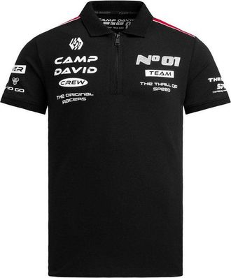 Camp David Poloshirt mit Baumwolle
