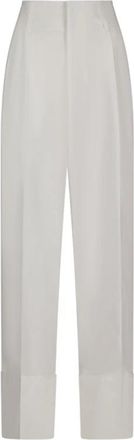 Darkpark Elegante Diana Hosen f&uuml;r Frauen - - Trousers - Damen - Wei&szlig; - L