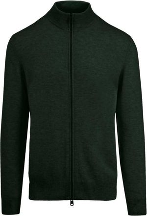 Bomboogie Homme, Pulls, Vert, Taille: 2XL Pull en laine m&eacute;rinos avec col montant et fermeture &eacute;clair