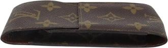 Louis Vuitton unisex, Pre-owned, Brun, Taille: ONE Size Pre-owned Monogram Canvas Lunettes Case