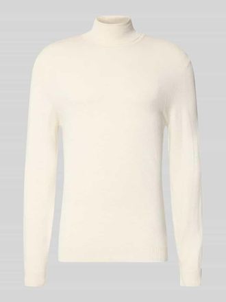 Mc Neal Slim Fit Rollkragenpullover aus Viskose-Mix