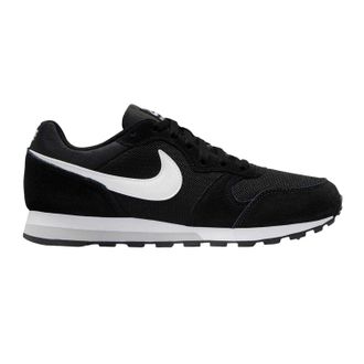 Nike MD Runner 2 Sneaker f&uuml;r Damen, Flach (Schwarz/Wei&szlig;)
