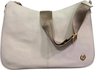 Pollini Femme, Sacs, Beige, Taille: ONE Size Sac bandouli&egrave;re &agrave; fermeture &eacute;clair