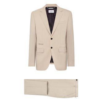 Philipp Plein Homme, Costumes, Beige, Taille: L Costume : Blazer/Pantalon Sartorial