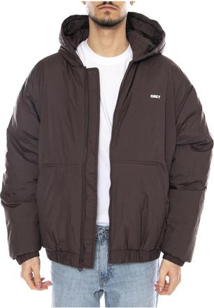 Obey Homme, Vestes, Brun, Taille: L Veste dhiver