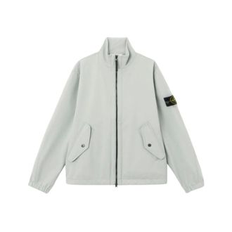 Stone Island Homme, Vestes, Vert, Taille: S Veste &agrave; Col Montant