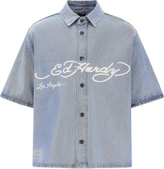 Ed Hardy Hemd Adler und Sterne
