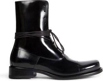 The Row Kai Lace Up Boots