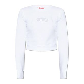 Diesel F-Slimmy-Od Sweatshirt - - Sweatshirts & Hoodies - Damen - Wei&szlig; - L