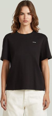 G-Star Logo T-Shirt - Schwarz - Damen