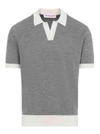Orlebar Brown Poloshirt - Wei&szlig;gold