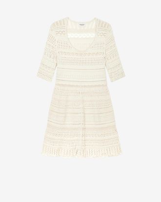 Isabel Marant Robe Jumi - Femme - &Eacute;cru - Taille42 - Marant &Eacute;toile