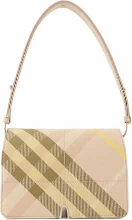 Burberry Femme, Sacs, Multicolore, Taille: ONE Size Haymarket Check Shoulder Bag