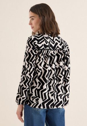 Cecil Langarmbluse mit grafischem Muster