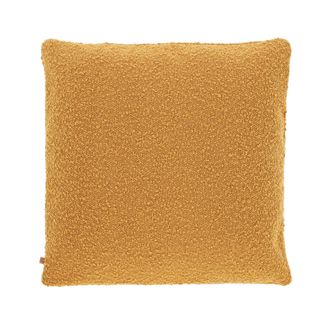 Kavehome Housse de coussin Vicki moutarde 45 x 45 cm