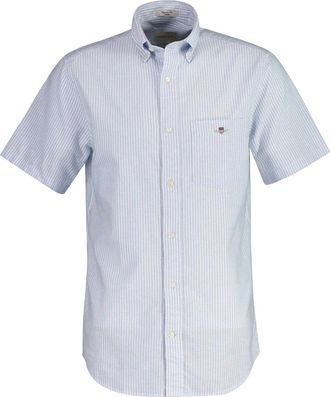 GANT Button-Down-Hemd f&uuml;r Herren, kurz&auml;rmlig (Hellblau)