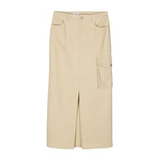 Filippa K Crepe Cargo Rock - - Skirts - Damen - Beige - M