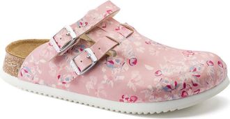 Birkenstock Damen Clogs Kay SL Birko-Flor schmal 40 EU Schmal Field Rosa