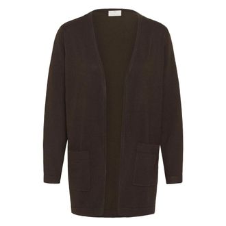 Kaffe KAlizza Long Cardigan - - Knitwear - Damen - Braun - XL