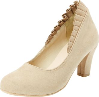 Hirschkogel Damen Pumps, Taupe, 41 EU