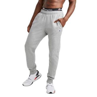 Champion Pantalon de Jogging Powerblend, en Polaire, Confortable pour Homme (Standard ou Grande Taille), Taille M