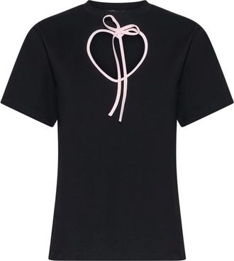Silvian Heach Femme, Tops, Noir, Taille: 38 FR Iconic Graphic T-Shirt