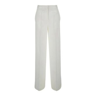 Semicouture Damen, Hosen, Wei&szlig;, MGr&ouml;&szlig;e