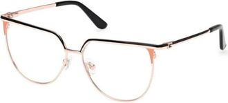 Guess Femme, Accessoires, Jaune, Taille: 54 MM Cat Eye Frame