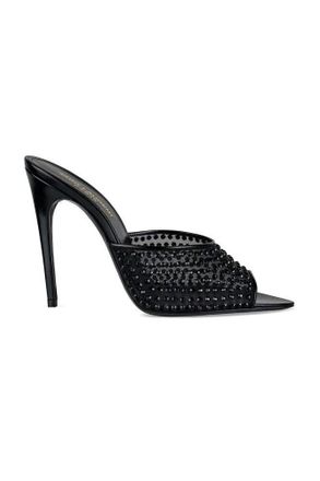 Saint Laurent Slipper & Pantoletten - Blonde Mules - Gr. 35,5 (EU) - in Schwarz - f&uuml;r Damen