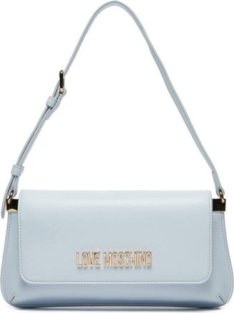 Love Moschino Borsa donna Love Moschino piatta a spalla in ecopelle azzurro cielo BS25MO40 JC4058PP1MLO0712 Piccola