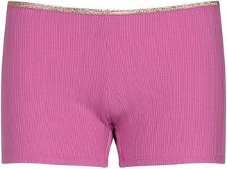 La Nouvelle Shorty textur&eacute; &agrave; liser&eacute; dor&eacute;