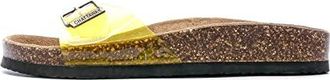 Chattawak Femme, Mule Confort Transparente Opaline T.Yellow, 39