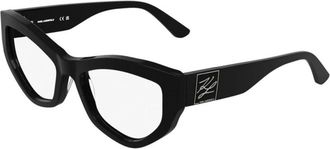 Karl Lagerfeld Femme, Accessoires, Noir, Taille: 55 MM Kl6211 Eyeglasses