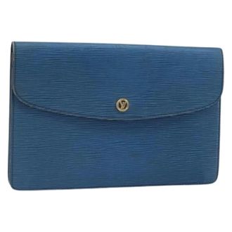 Louis Vuitton Pochette Vintage Pre-owned - Femme - Pre-owned - Bleu - Taille: ONE Size