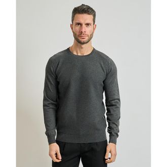 SSEINSE Pull homme avec texture nid dabeille